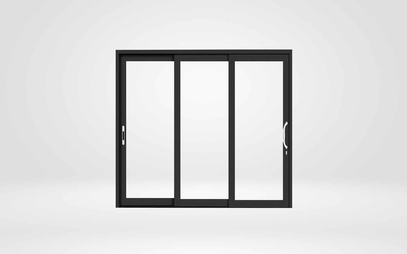 CỬA NHÔM YONGXING HỆ 94 MỞ LÙA - CỬA 3 CÁNH